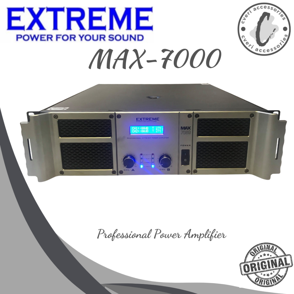 Jual Extreme MAX7000 Power Amplifier Power Class H Original MAX-7000 ...
