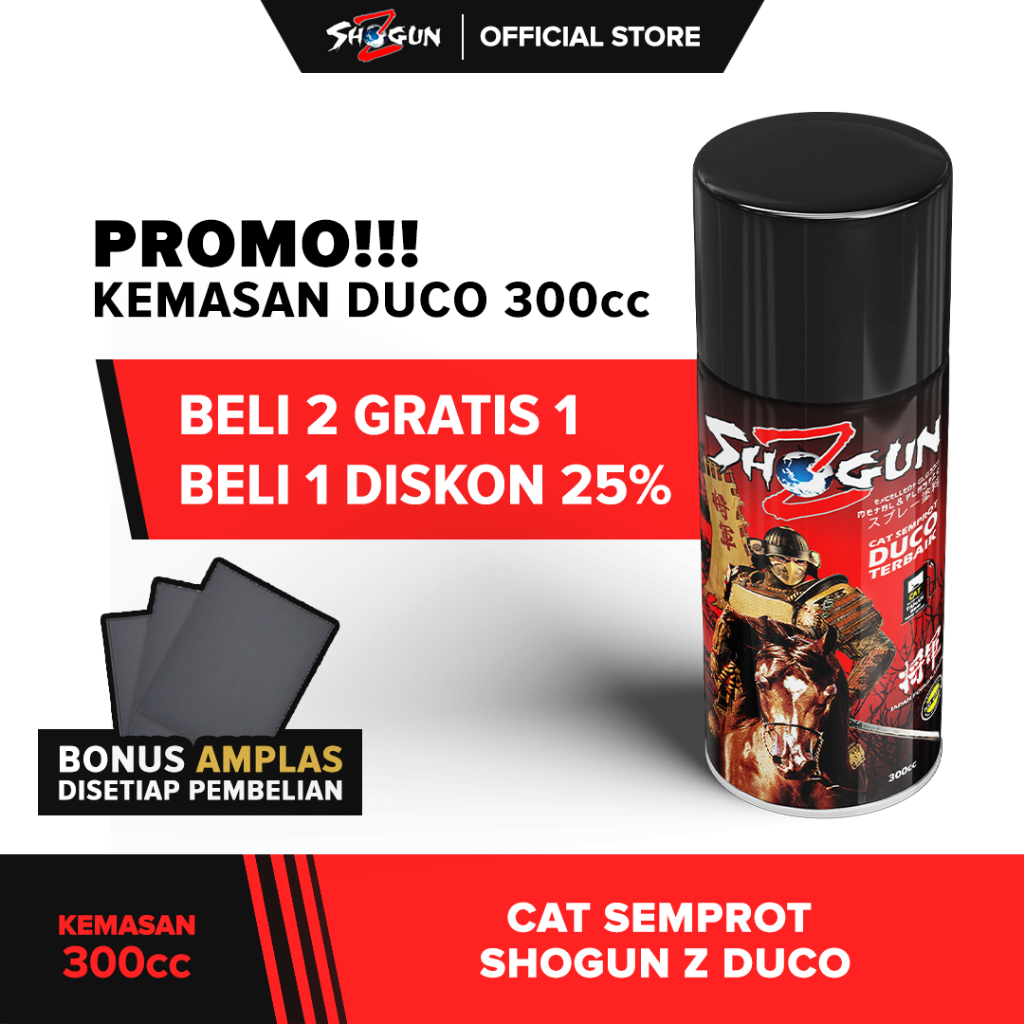 Jual Cat Semprot Motor Shogun Z Paint Silver Red 76 - Warna Merah Solid ...