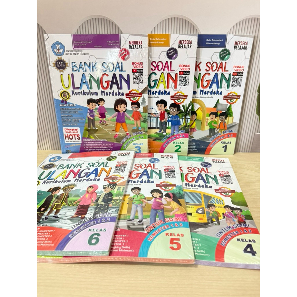 Jual BANK SOAL ULANGAN KURIKULUM UNTUK SD/MI DAN KUNCI JAWABAN | Shopee ...