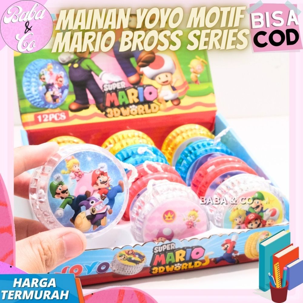 Jual MAINAN YOYO MARIO BROSS MAINAN ANAK YOYO MOTIF SUPER MARIO BROSS ...