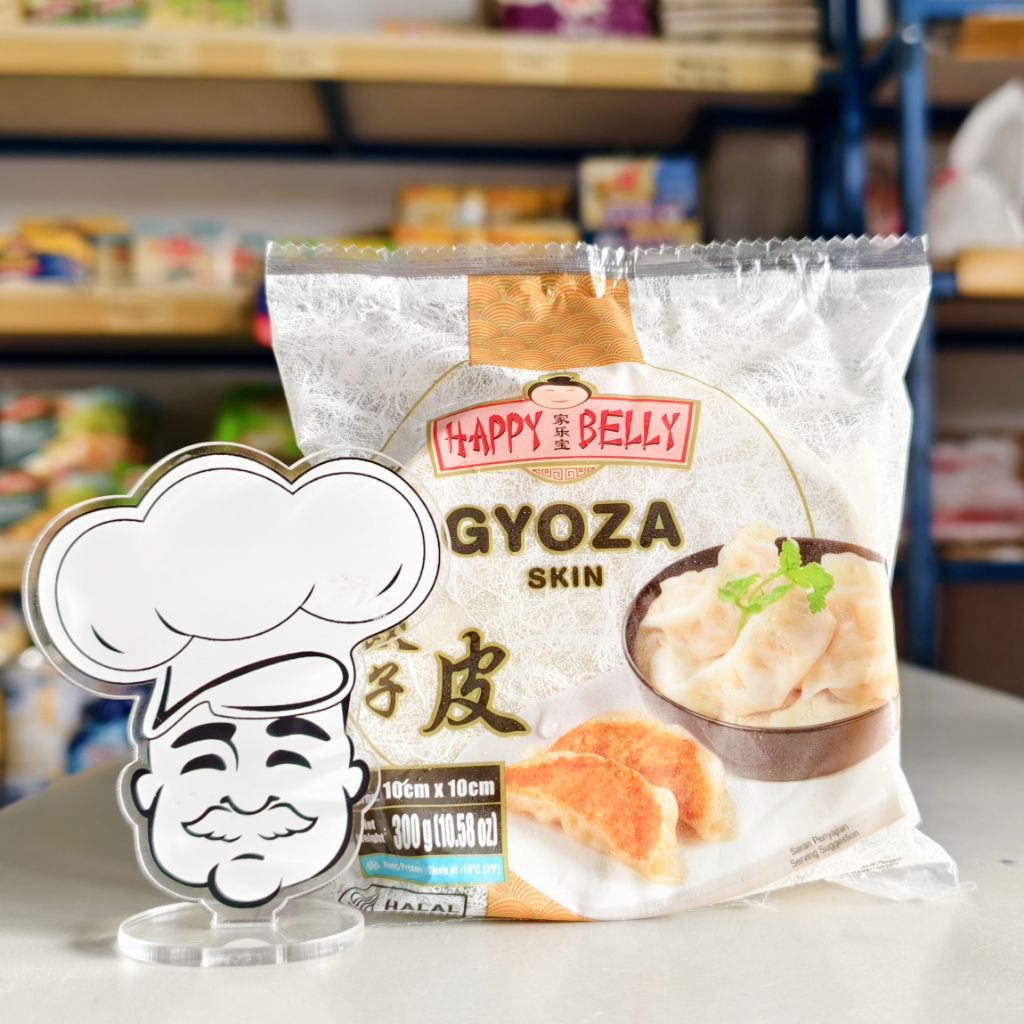 Jual Happy Belly Gyoza Skin 300Gr / Kulit Gyoza 300Gr / Kulit Dimsum ...