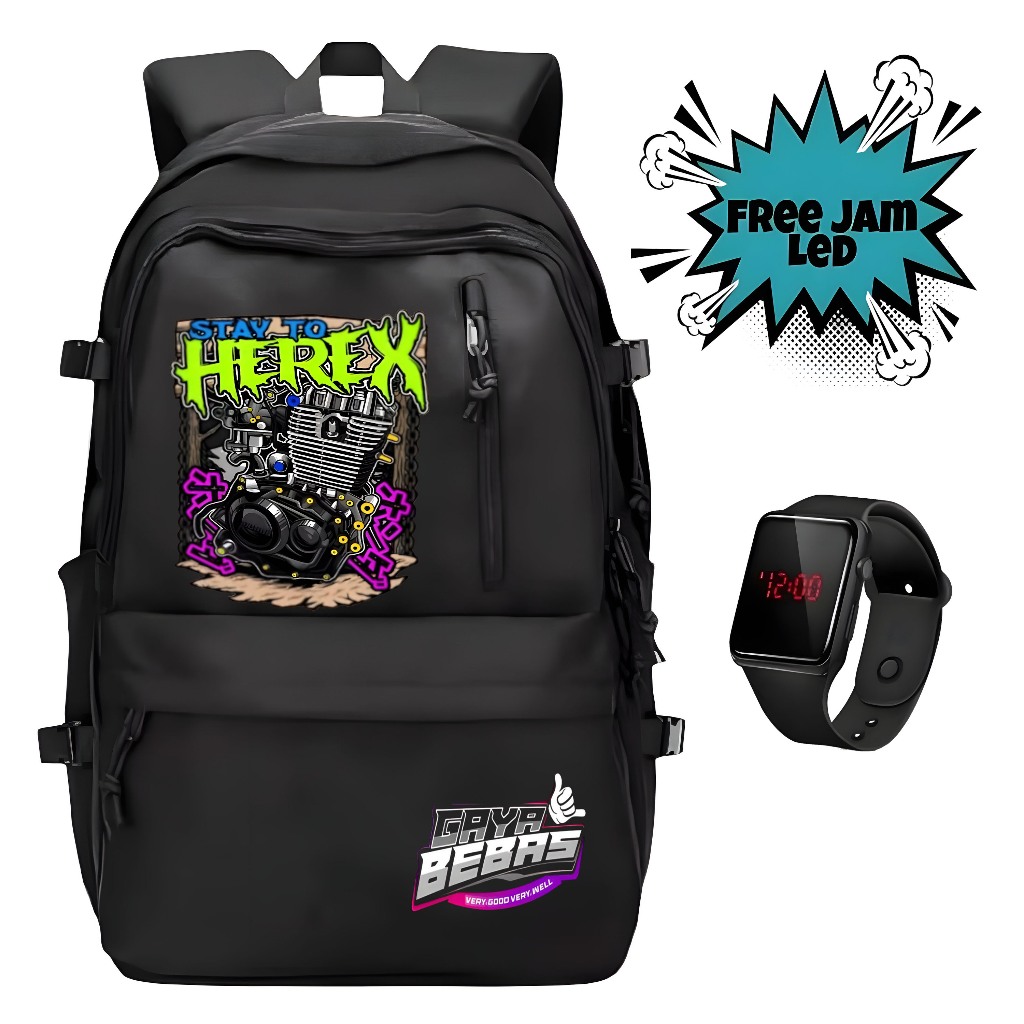 Jual Tas Ransel Backpack Pria Casual Model Cargo Terbaru 2025 Tas Kece ...