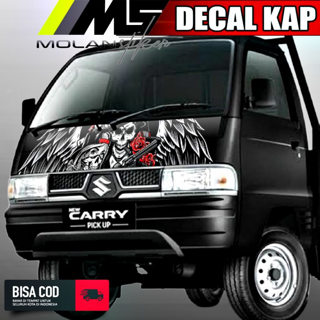 Jual Decal Sticker Striping Variasi Kabin Depan Suzuki Carry Futura ...