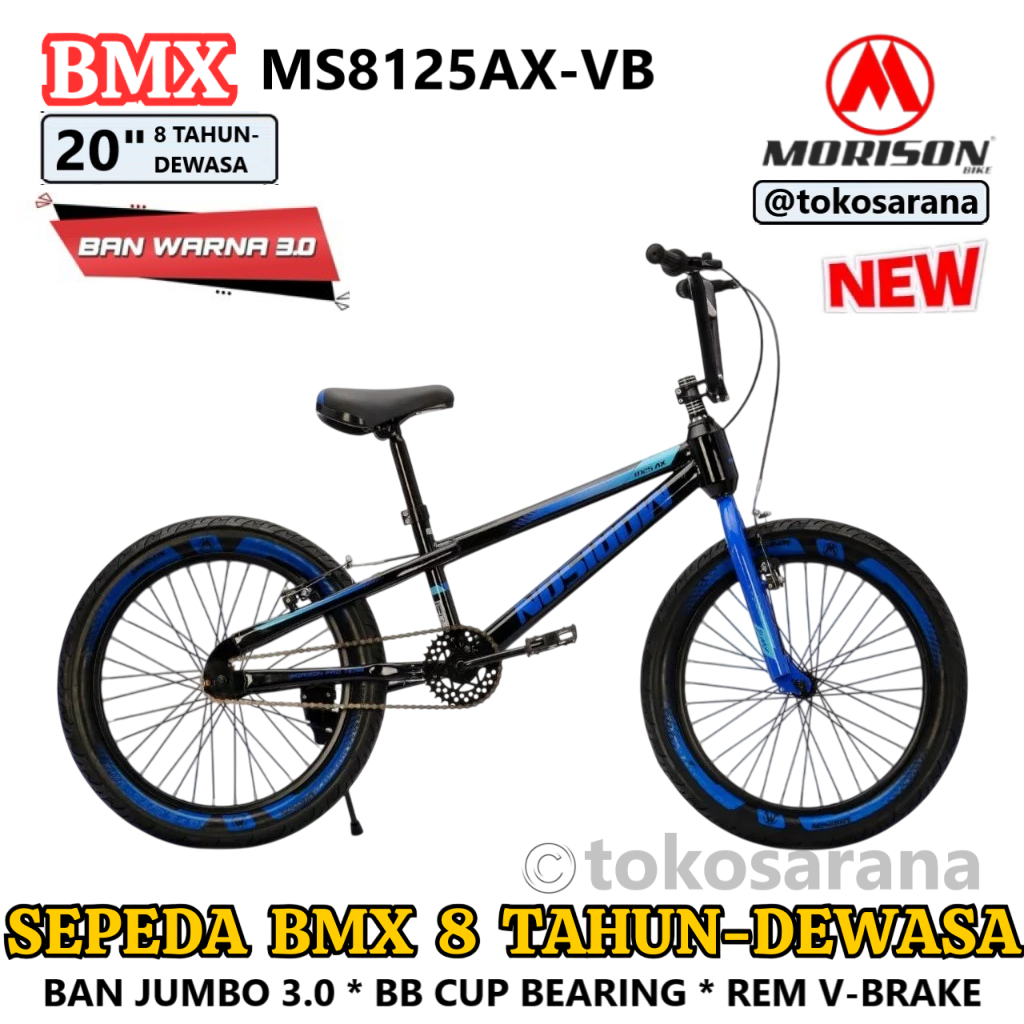 Jual Sepeda BMX Morison MS8125AX 20 Inci x 2.40/3.0 Anak 8 Tahun-Dewasa ...