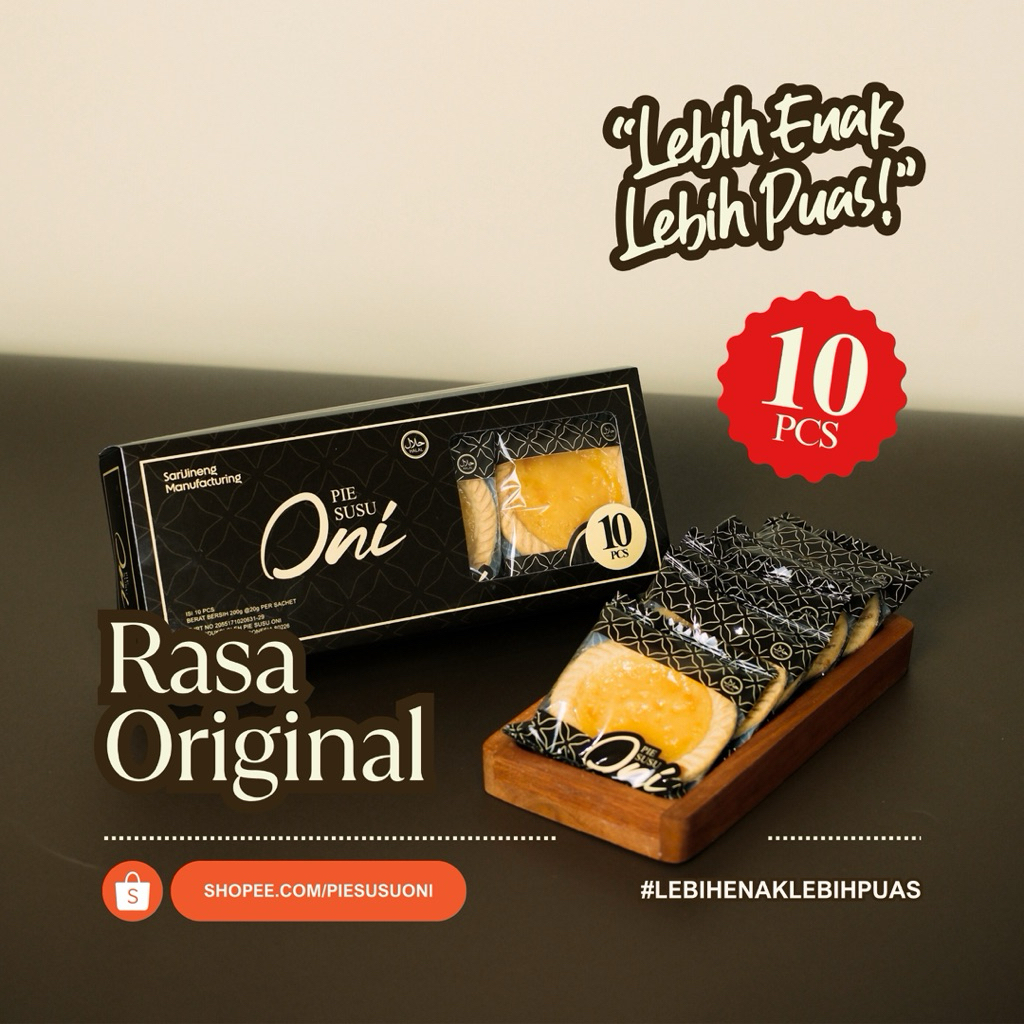 Jual PIE SUSU ONI BOX ISI 10 PCS RASA ORIGINAL OLEH-OLEH KHAS BALI ...