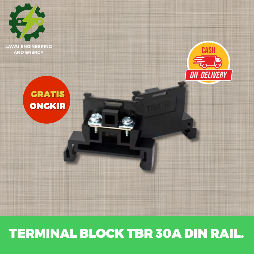 Jual TERMINAL BLOCK TBC 30A DIN RAIL | Shopee Indonesia