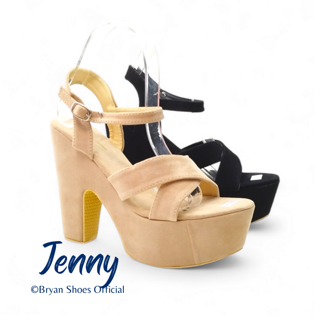 Jual Bryan High Heels Platform 12cm 9cm Sepatu Wanita Hak Tinggi Tahu ...