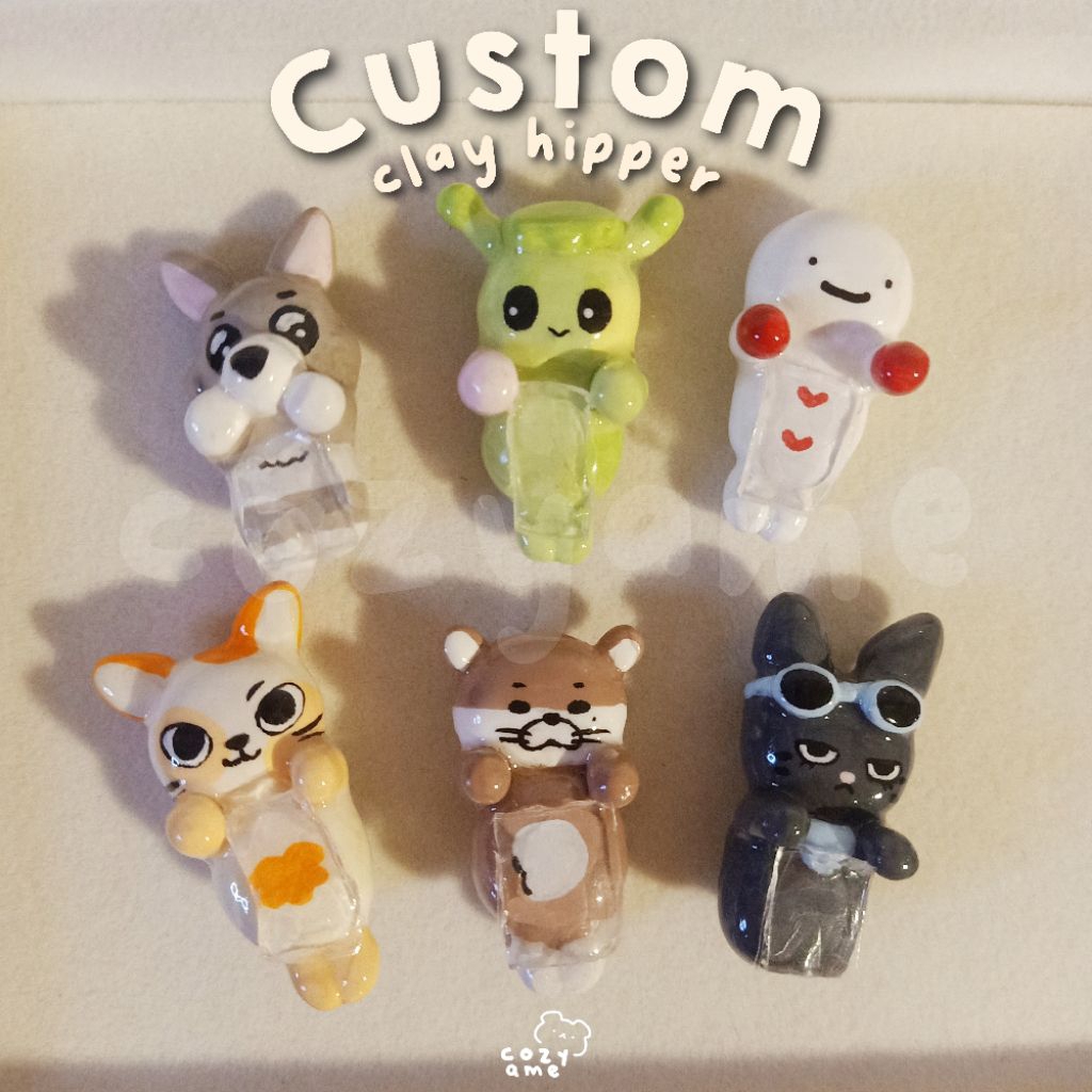 Jual Hippers clay custom / Hippers lucu / Hippers hp / Accessories hp ...