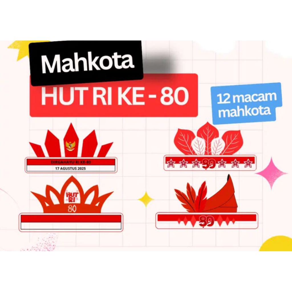 Jual Mahkota Kemerdekaan / Hiasan kepalaUkuran mahkota, dalam konteks ...