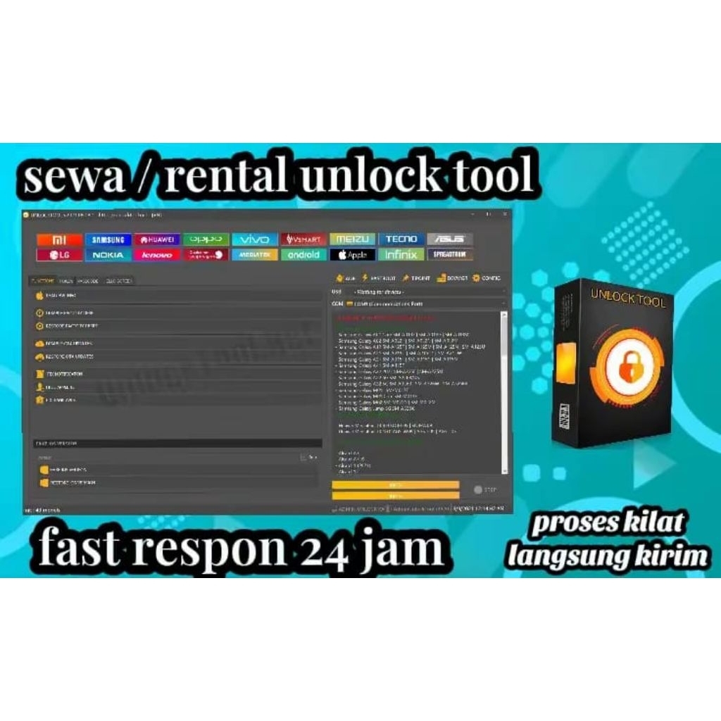 Jual Sewa Unlocktool Termurah 6 Jam Fast Respon | Shopee Indonesia