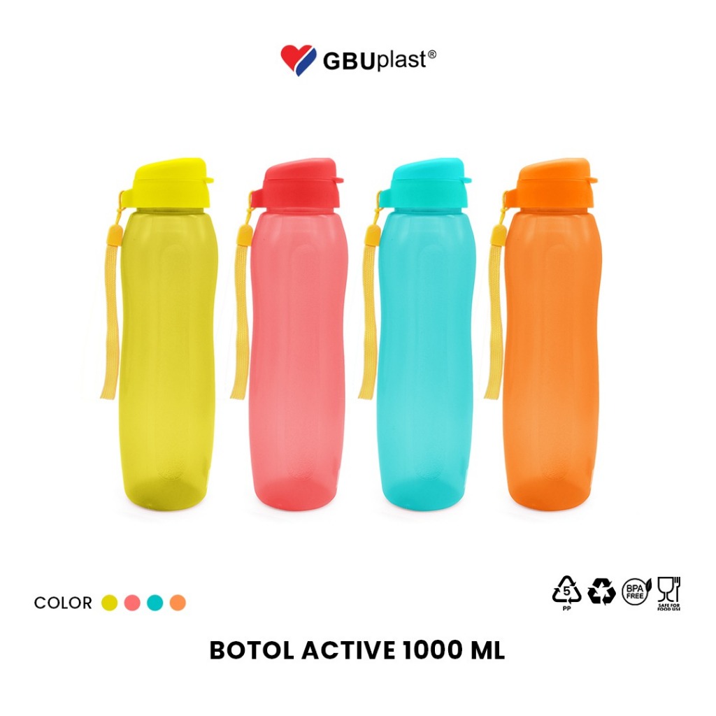 Jual GBUplast Botol Minum BPA Free Active 1000ml Drink Bottle Tempat ...