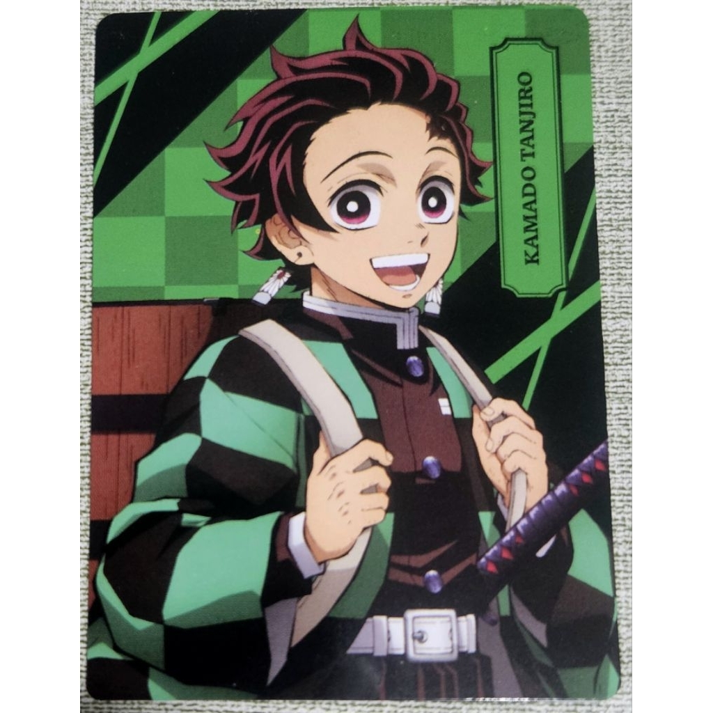 Jual Demon Slayer Family Mart Collection Card Kamado Tanjiro | Shopee ...