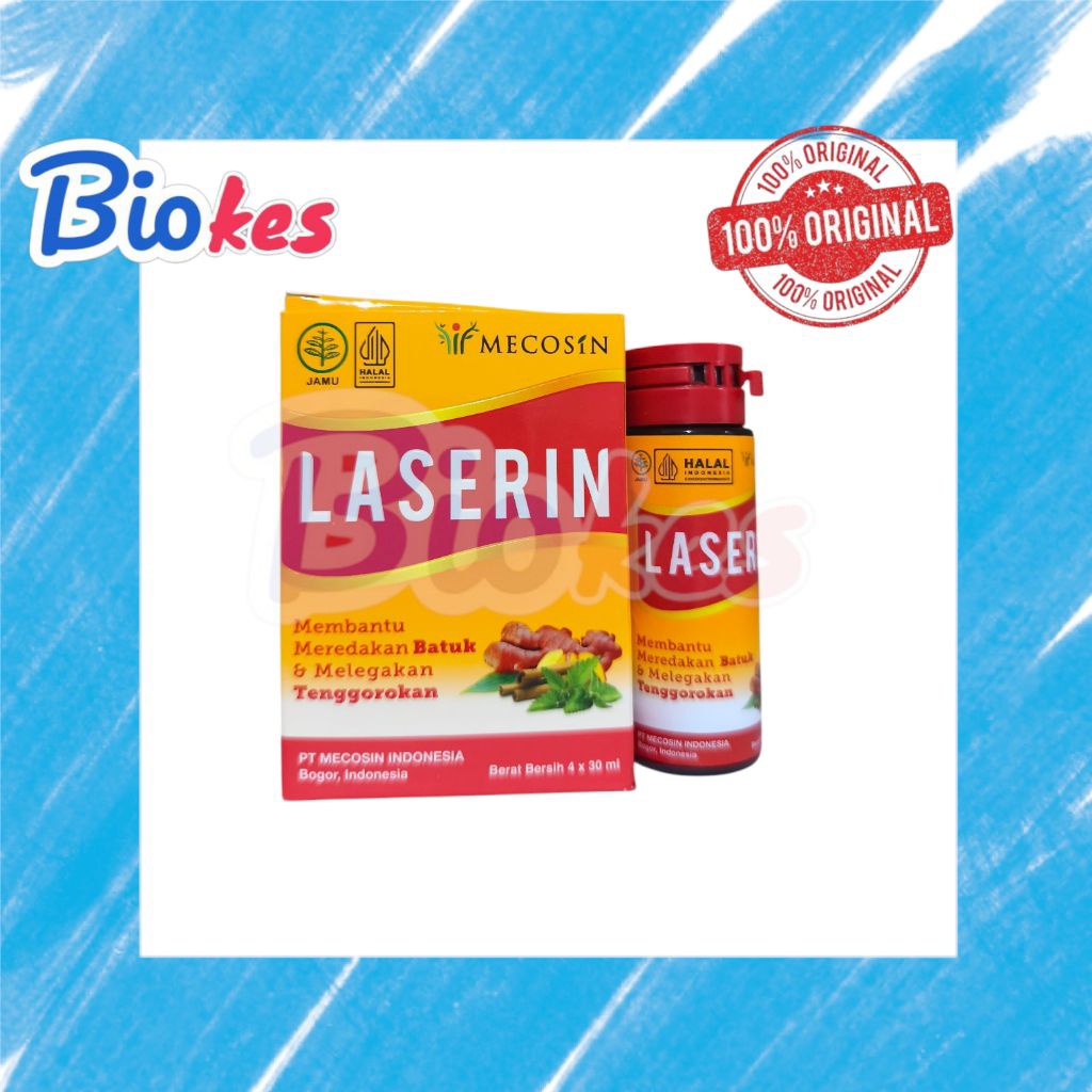 Jual LASERIN SIRUP 30ML ISI 4 BOTOL obat batuk/batuk | Shopee Indonesia