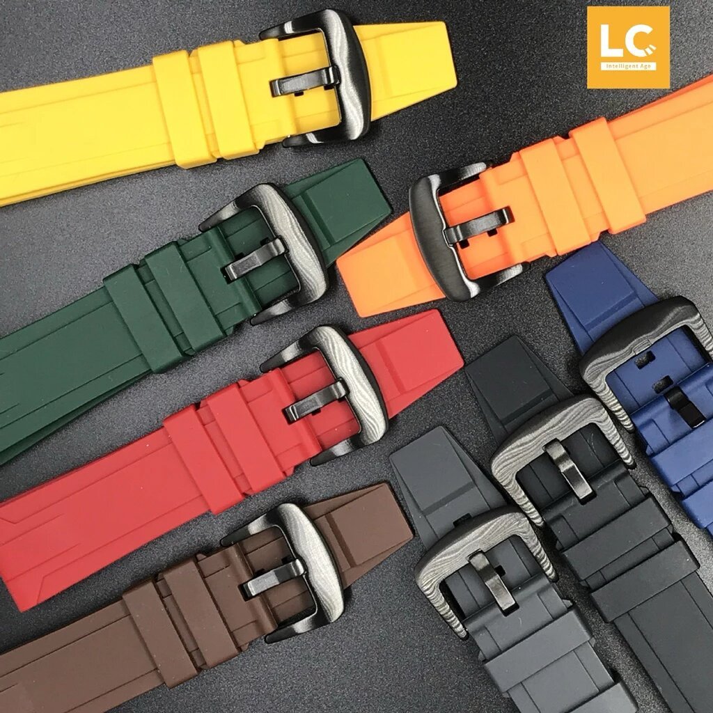 Jual TALI JAM TANGAN RUBBER STRAP JAM TANGAN UKURAN 18,22 MM | Shopee ...