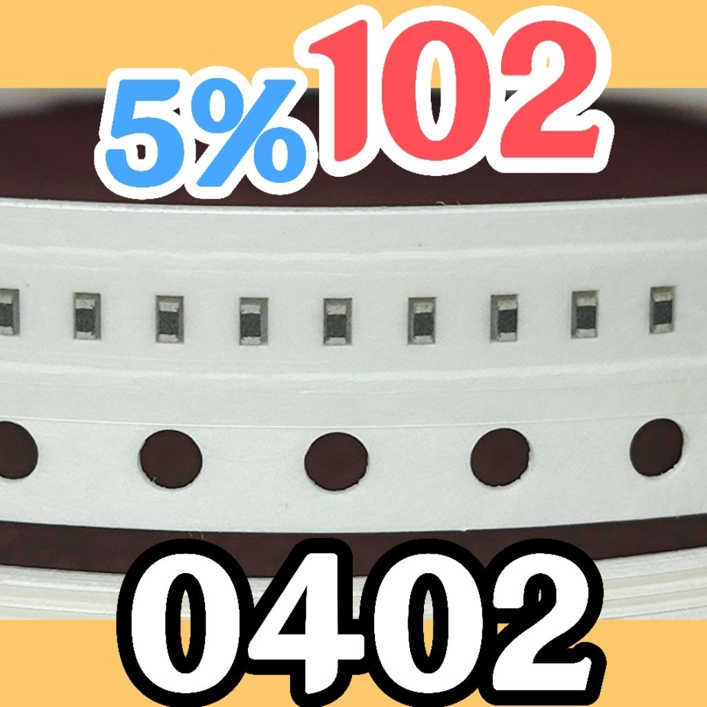 Jual 10pcs Chip resistor smd 102 1K0 5% size 0402 1005 1Kohm 1 Kohm 1K ...