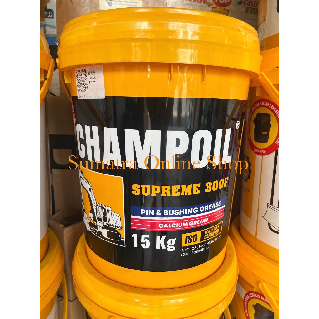 Jual Gemuk / Grease Champoil Supreme 300F 15 kg | Shopee Indonesia