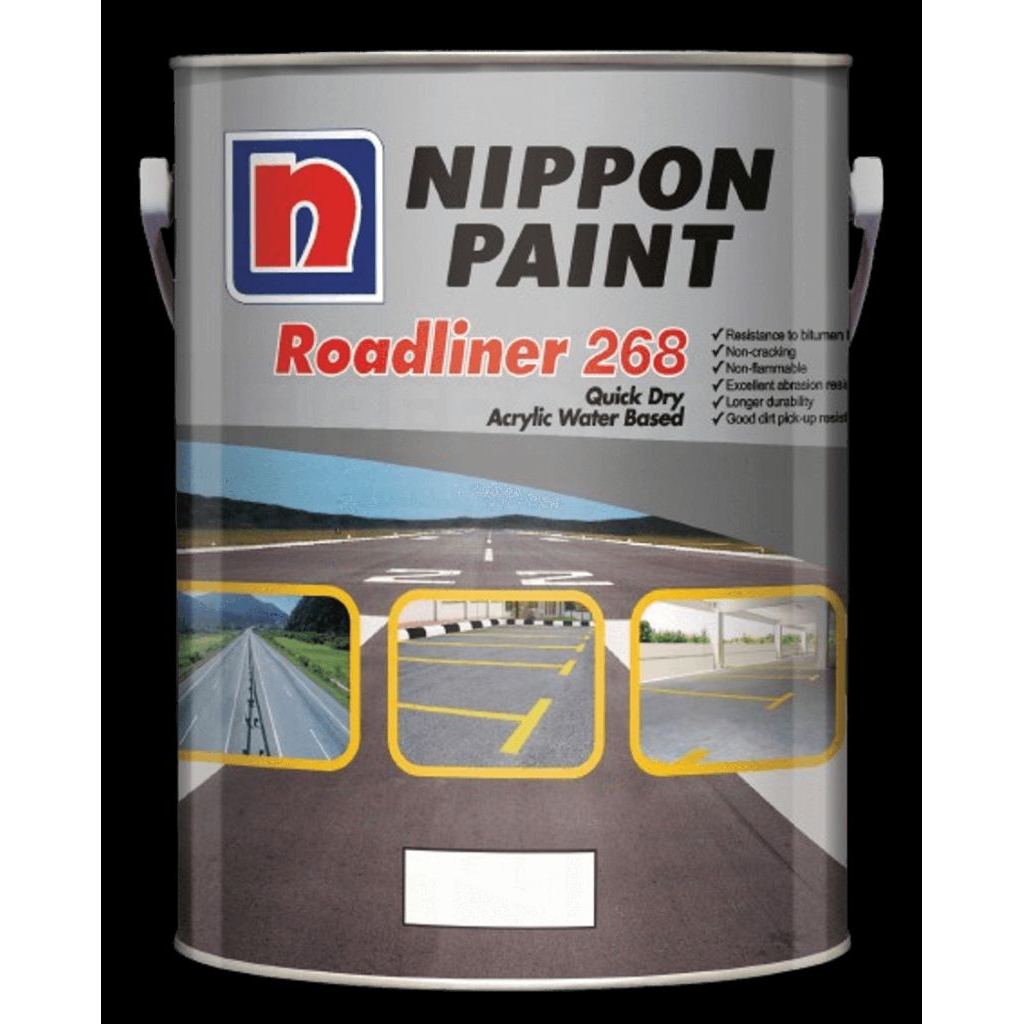 Jual NIPPON PAINT ROADLINE 268 CAT WATER-BASED UNTUK MARKA JALAN DAN ...