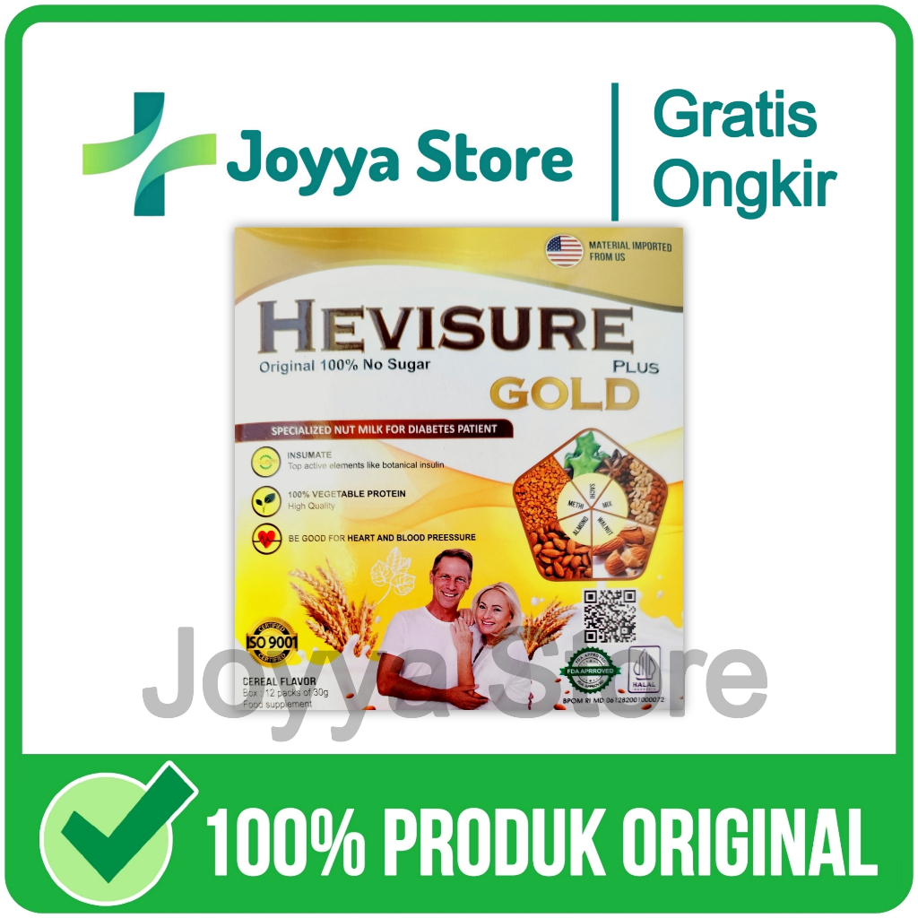 Jual Hevisure Gold Milk Susu Kacang Untuk Penderita Diabetes Diabet Dan ...