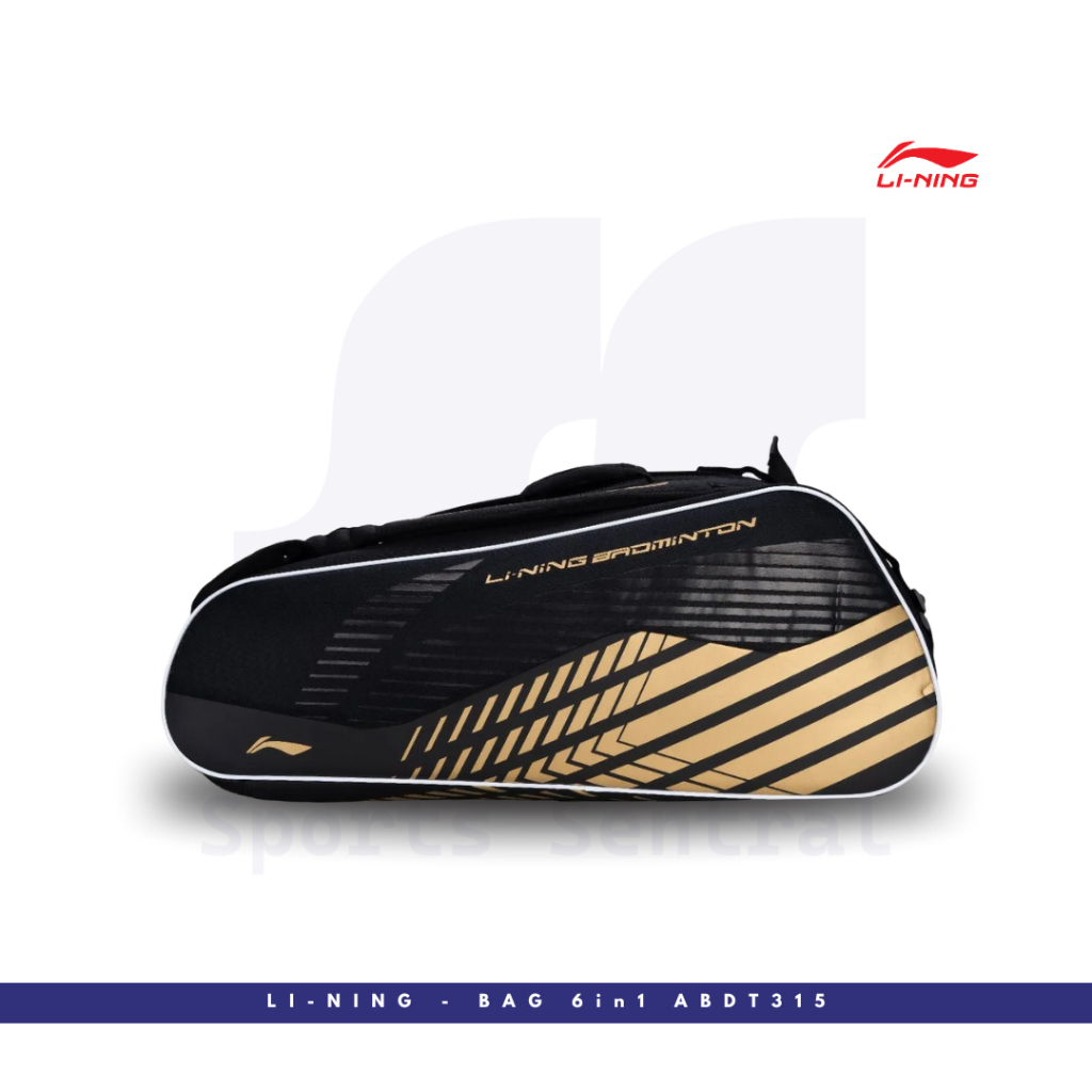 Jual Li-Ning Tas Raket Badminton 6in1 Aero Glide Kit Bag ABDT315 ...