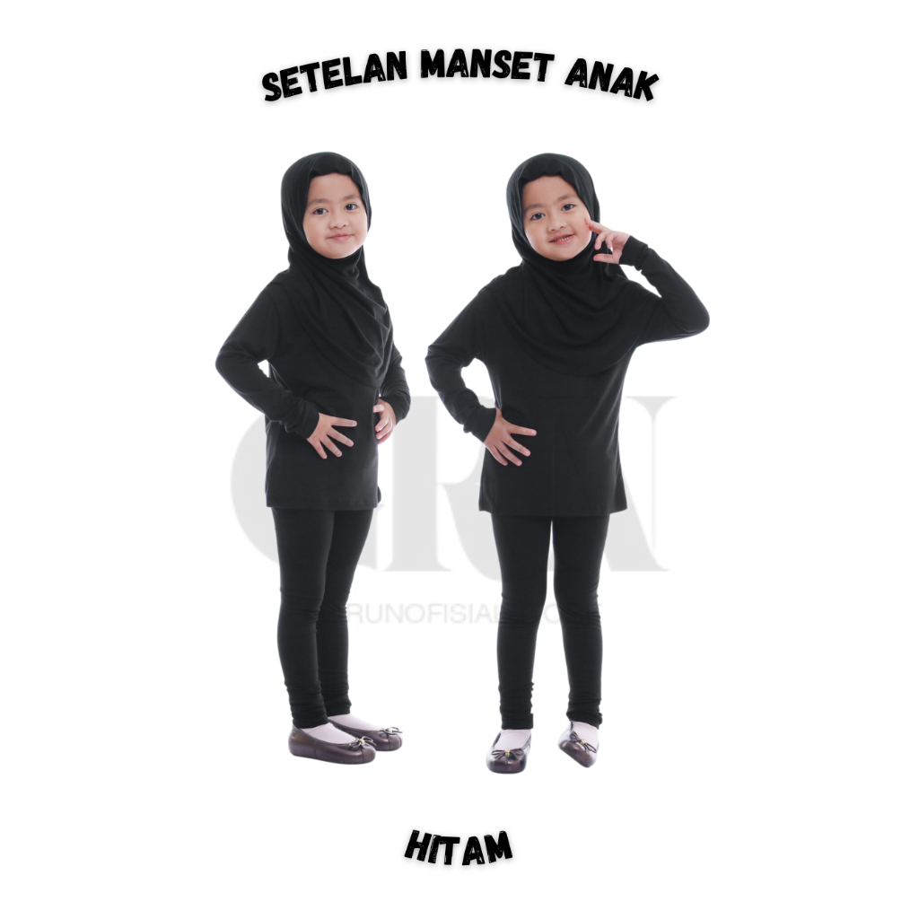 Jual Setelan Kaos Manset dan Legging Anak Perempuan & Laki Laki Lengan ...