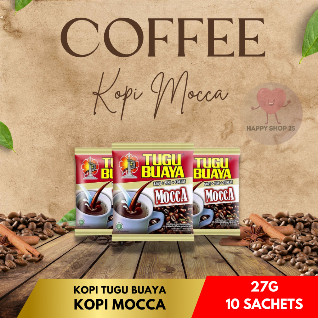 Jual Tugu Buaya Kopi Mocca (10 sachets x 27g) | Shopee Indonesia