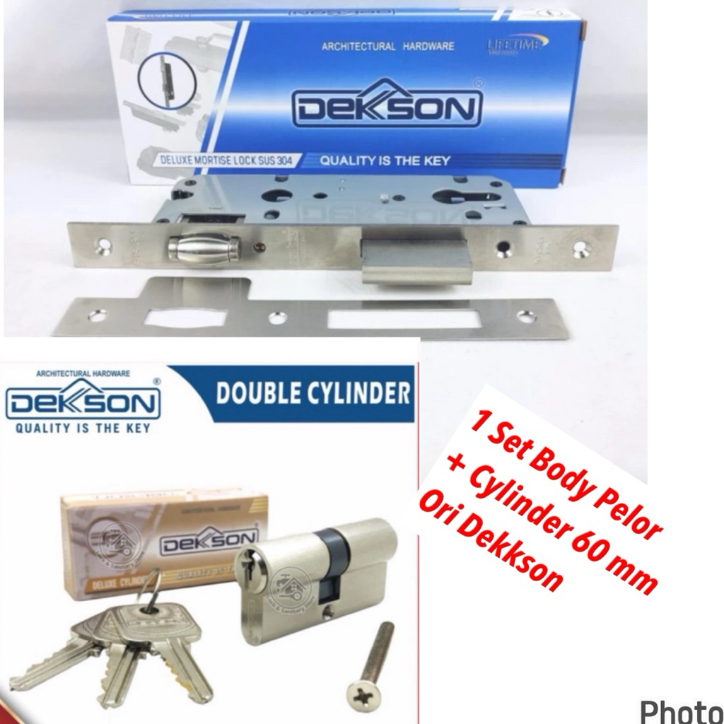 Jual Body pelor dekkson komplit 1 set kunci pelor dekkson pintu kayu ...