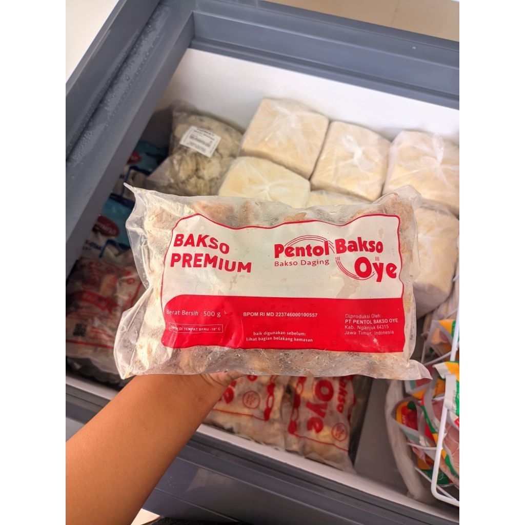 Jual Pentol Bakso Oye - Bakso Daging Premium 500 g isi 50biji | Shopee ...