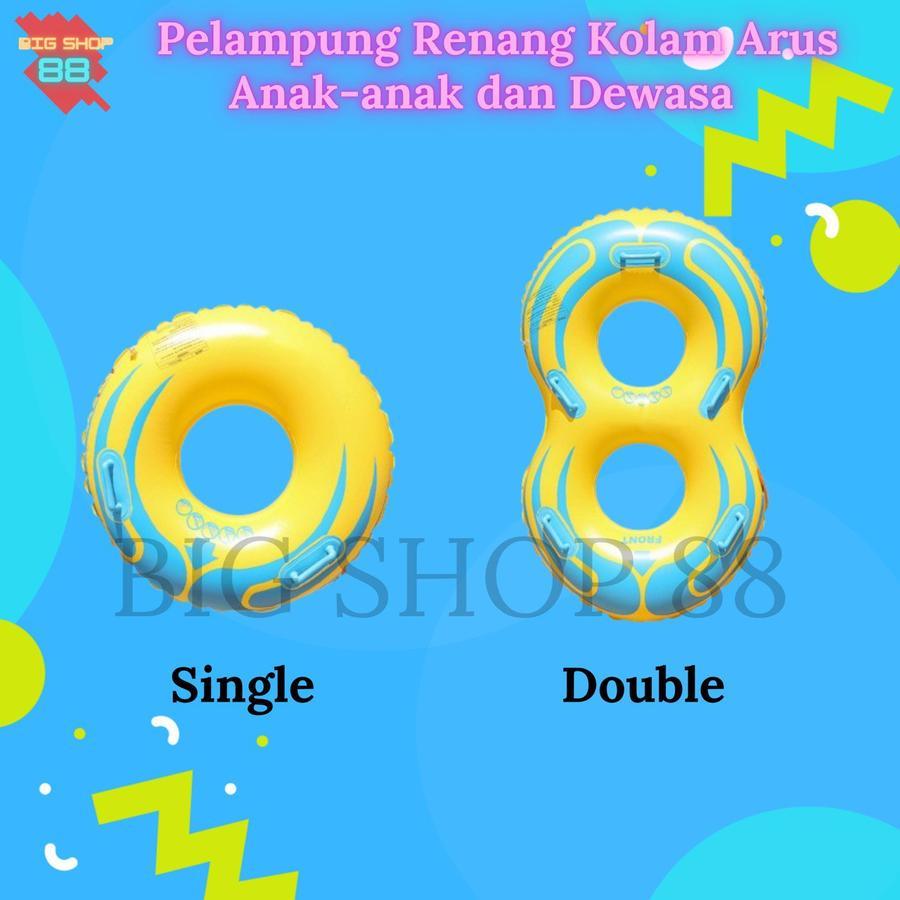 Jual BAN PELAMPUNG RENANG ANAK DEWASA JUMBO SINGLE DOUBLE SWIM RING ...