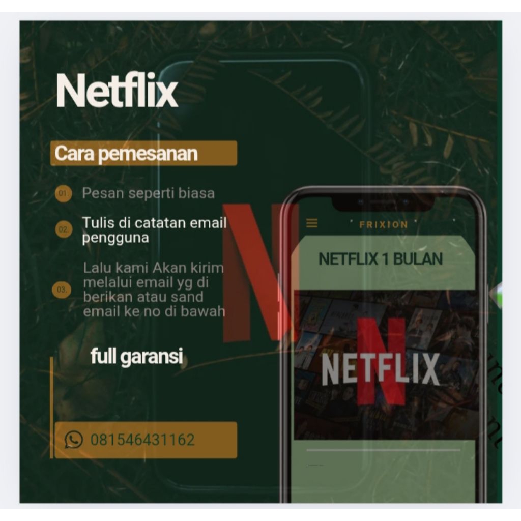 Jual NETFLIX SHARING 1 BULAN | Shopee Indonesia