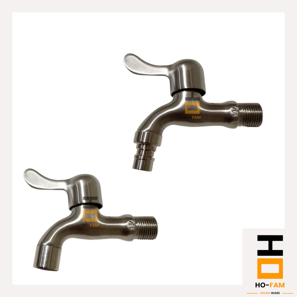 Jual HOFAM KRAN AIR PUTAR Stainless Steel Asli Jantung Kuningan 1/2 ...