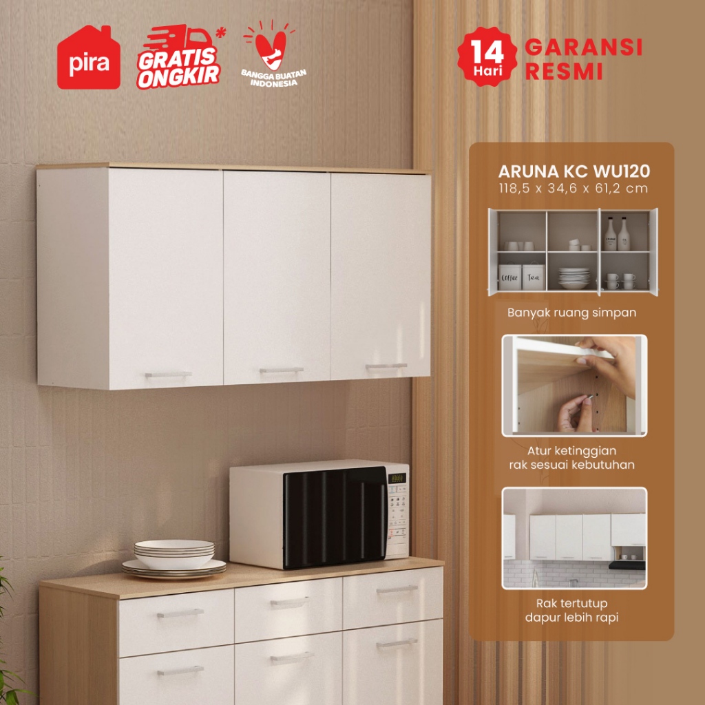 Jual PIRA METROPOLIS OX - ARUNA KC WU120 Rak Dapur / Rak Gantung Dapur ...