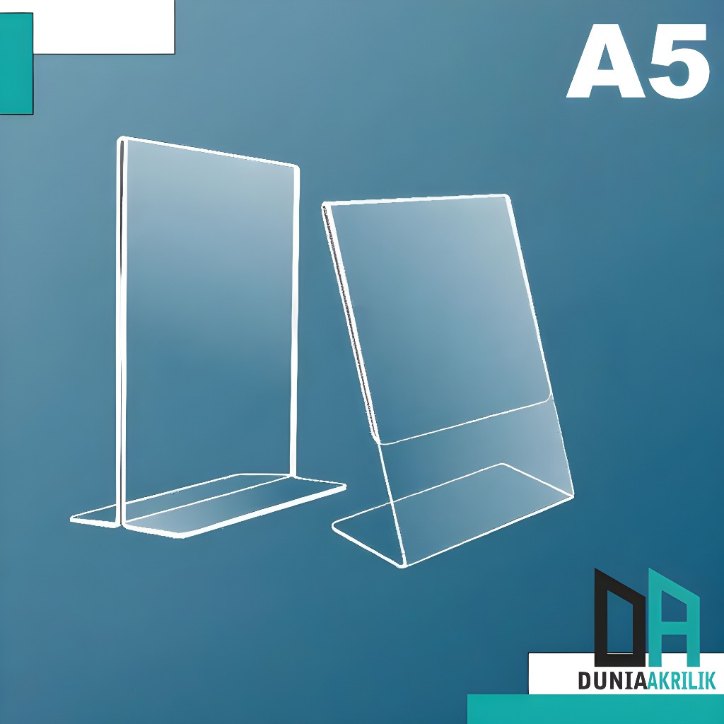 Jual DISPLAY BROSUR A5 – STAND AKRILIK QRIS 15 x 21 CM | Shopee Indonesia