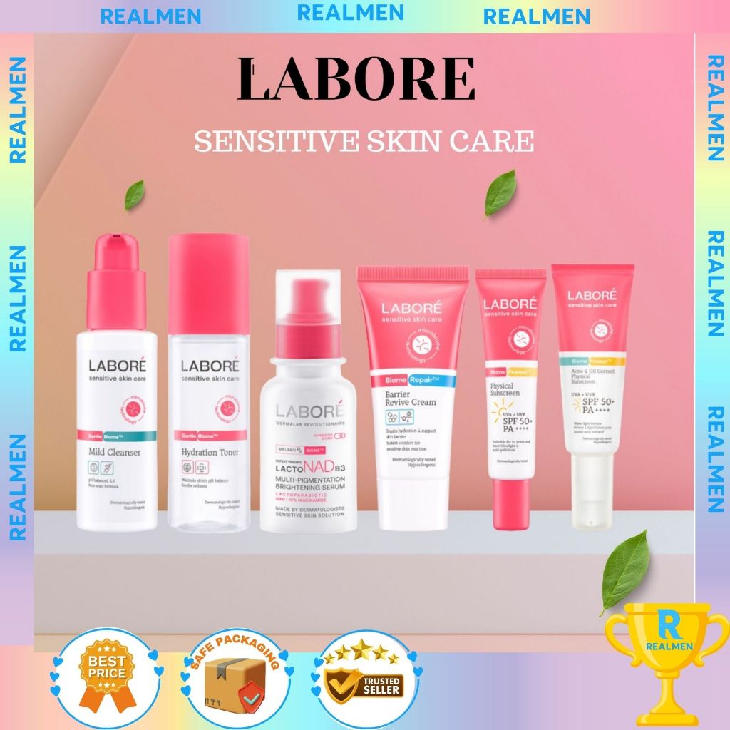 Jual LABORE Sensitive Skin Care Series | Toner | Sunscreen | Cream ...