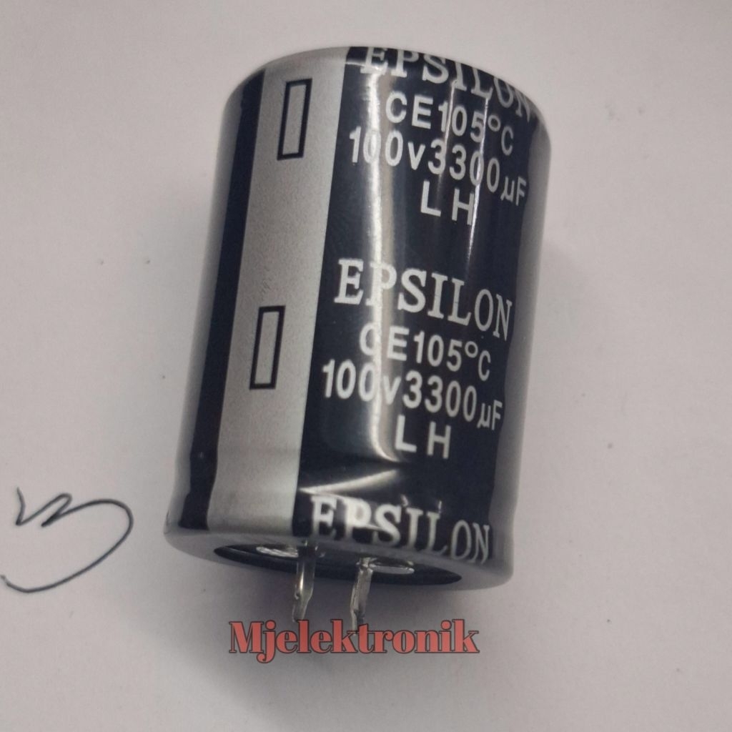 Jual Elco 3300uF 100V Elko Epsilon 3300uF 100V Original | Shopee Indonesia