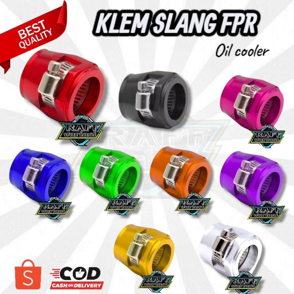 Jual Klem selang fpr oil cooler / Klem slang fpr / klem slang cnc ...