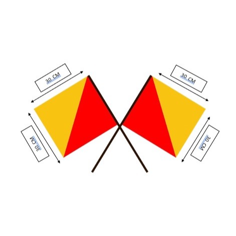 Jual Bendera semaphore pramuka/Bendera semapur pramuka | Shopee Indonesia