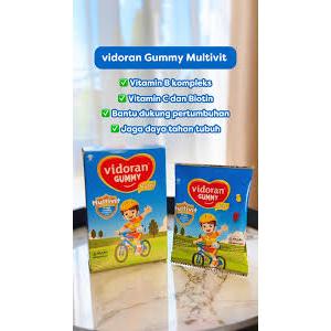 Jual Vidoran Gummy Nutri Multivitamin box Isi 5 Sachet | Shopee Indonesia