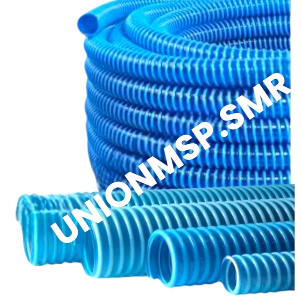 Jual Selang Air Spiral Hisap Biru Per Meter | Selang Hisap Pompa Air ...
