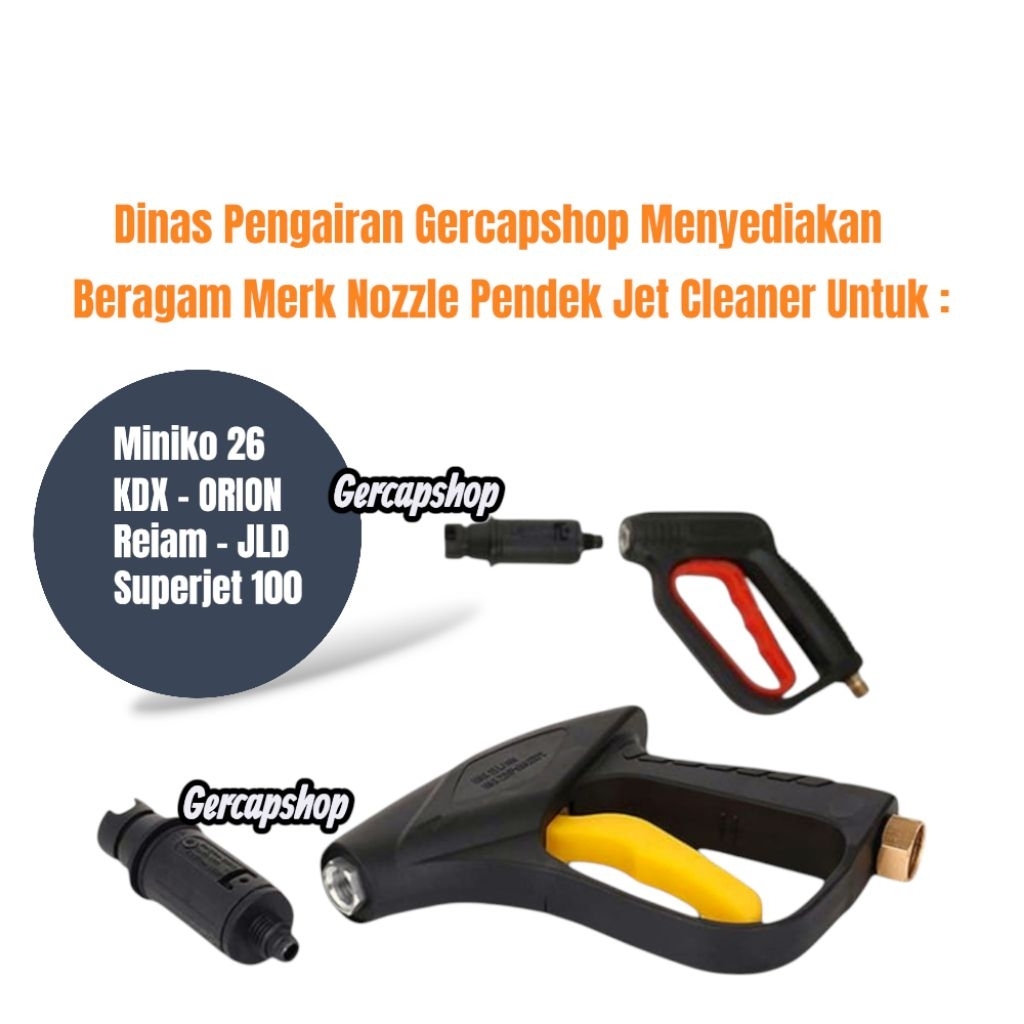 Jual Nozzle Pendek Jet Cleaner Miniko 26 Reiam JLD KDX Orion Superjet ...
