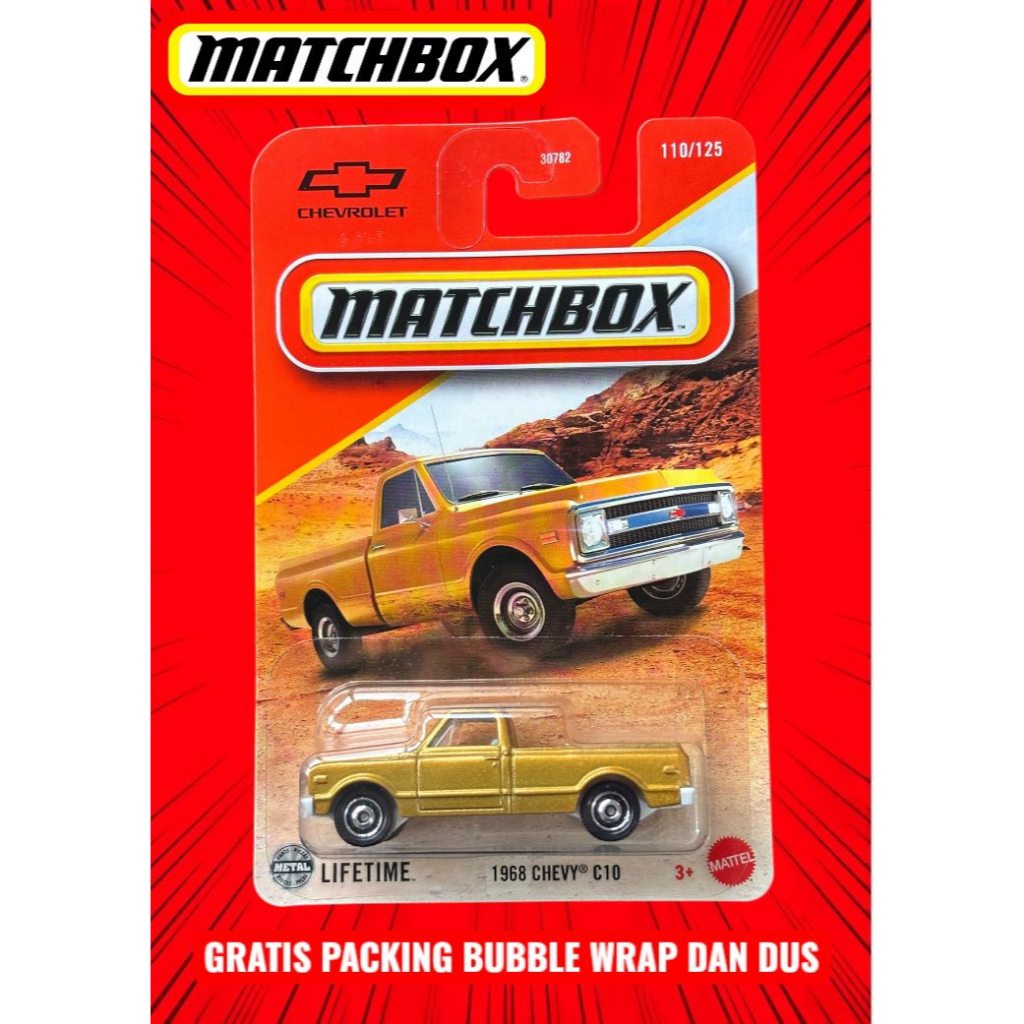 Jual Matchbox 1968 Chevy C10 Gold 93BD | Shopee Indonesia