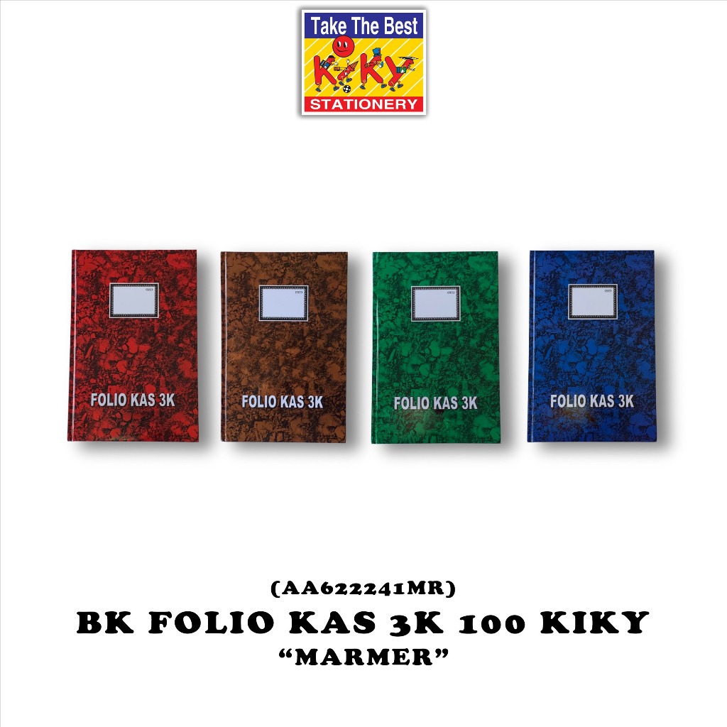 Jual KIKY Buku Hard Cover Folio Kas 3 Kolom Isi 100 Lembar | Shopee ...