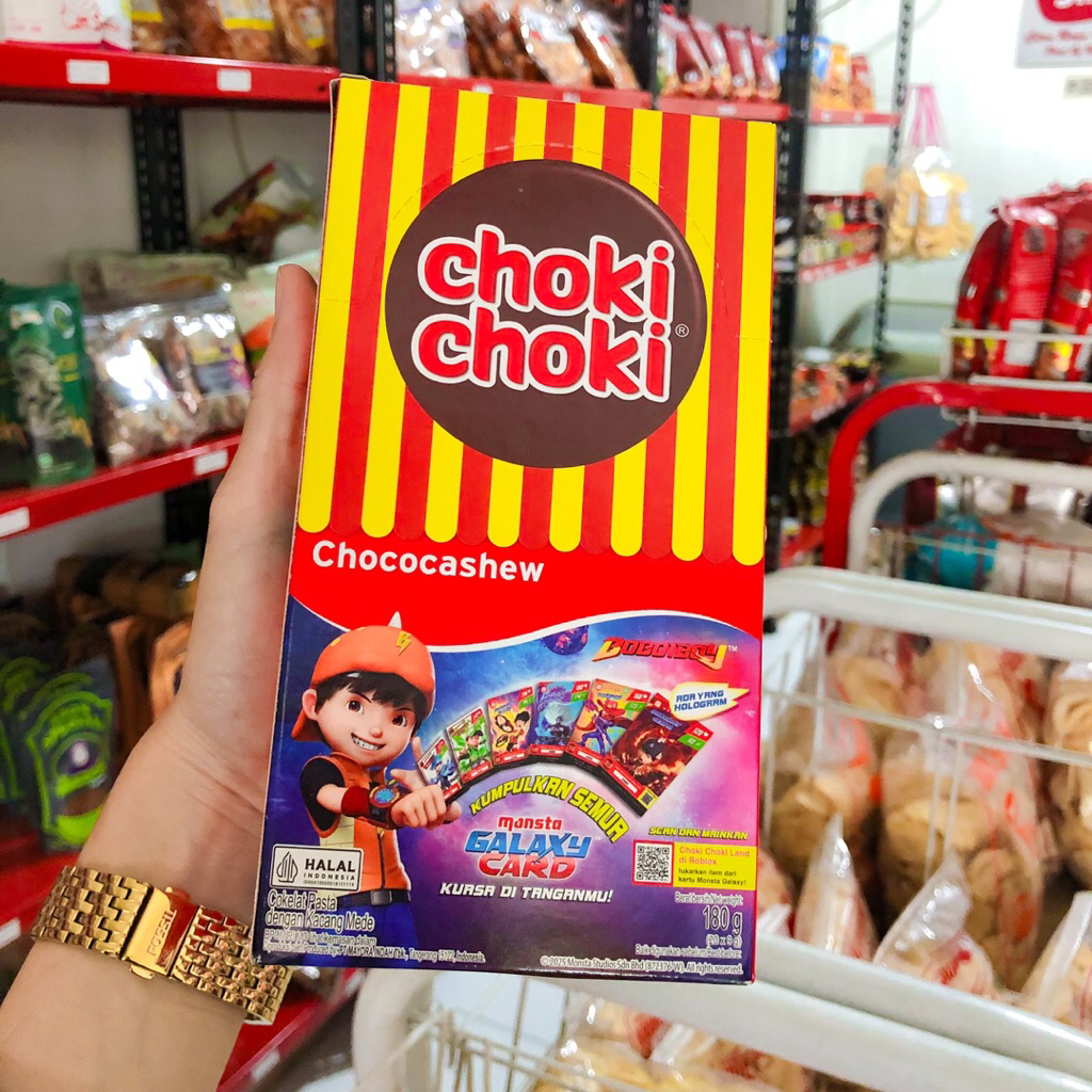 Jual Choki Choki 1 BOX ChocoCashew Best Seller 20x10g | Shopee Indonesia