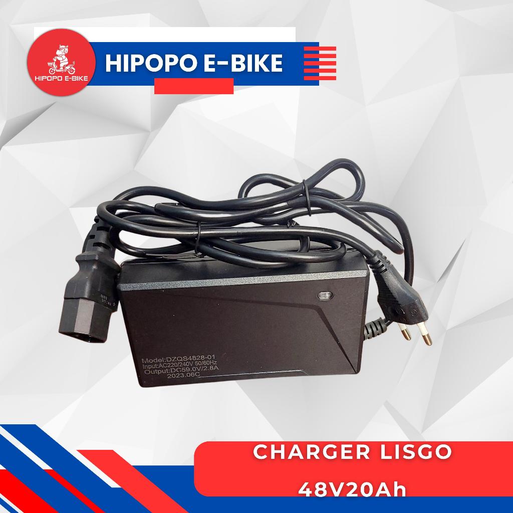 Jual Charger Sepeda Listrik Lisgo 48V20Ah | Shopee Indonesia