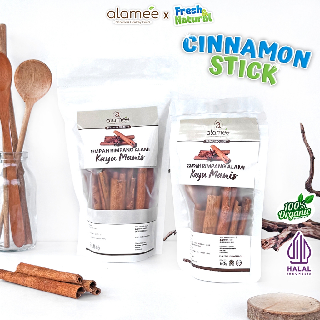 Jual ALAMEE Kayu Manis Batang Cinnamon Stick Rempah Rimpang Organik ...