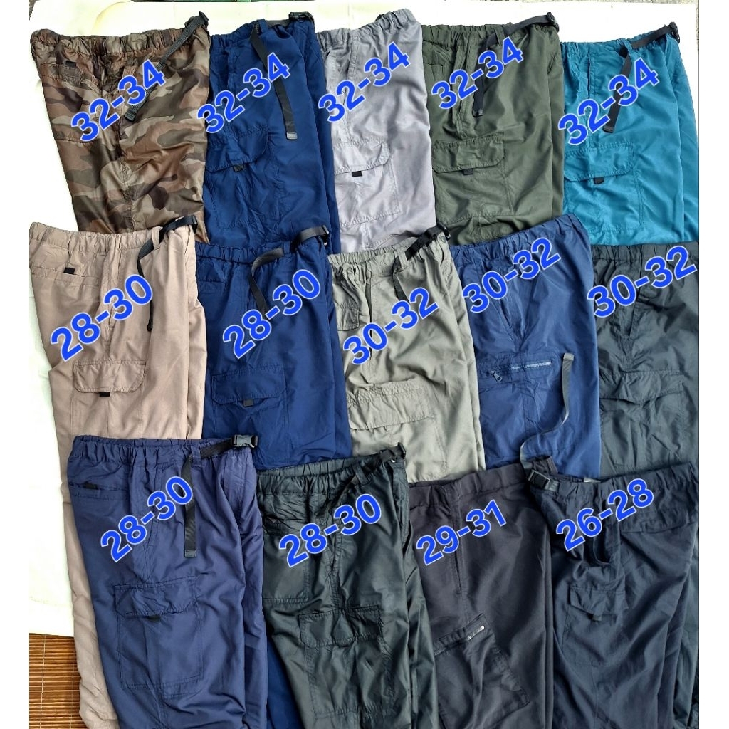 Jual Celana UNIQLO Cargo Outdoor Warm lined Parasit hitam camo army ...