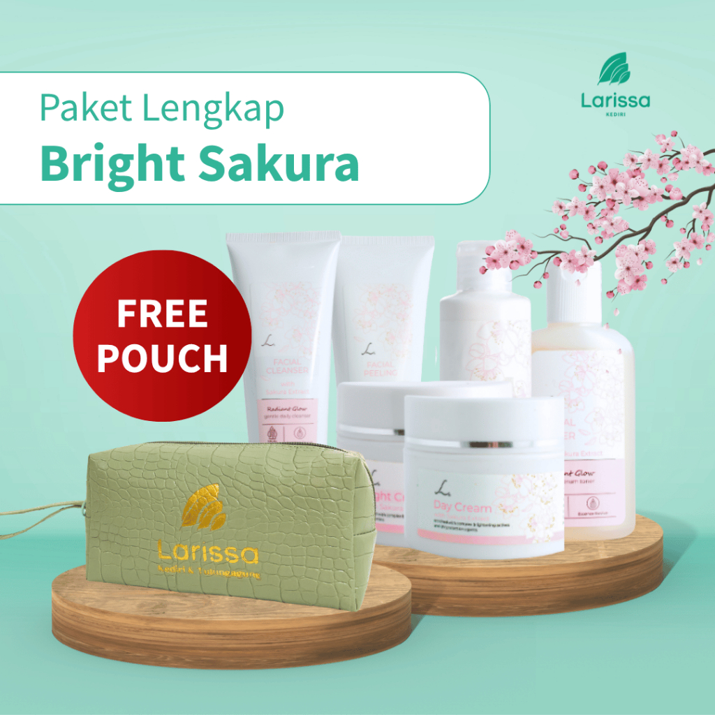Jual PAKET SAKURA BRIGHTENING SERIES LARISSA | Shopee Indonesia
