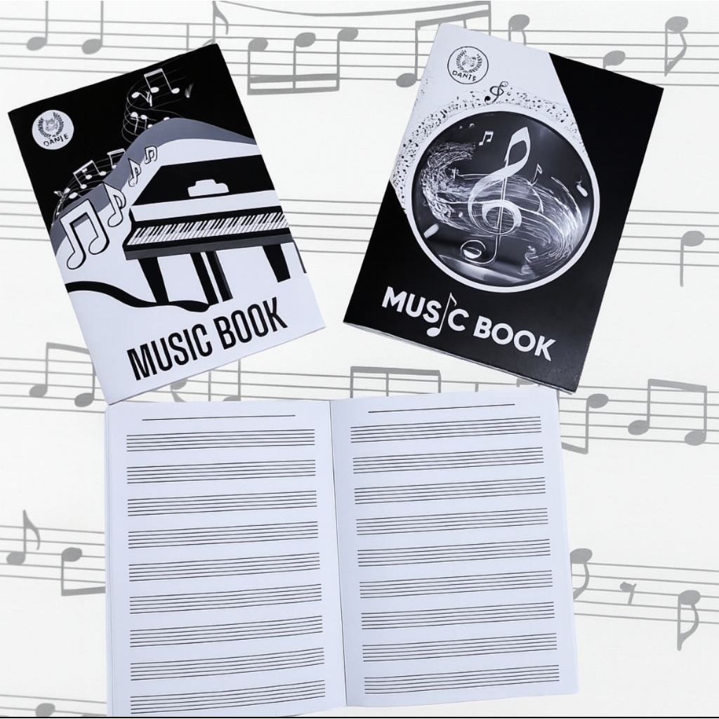 Jual Music Manuscript notebook - buku not balok - buku musik -buku ...