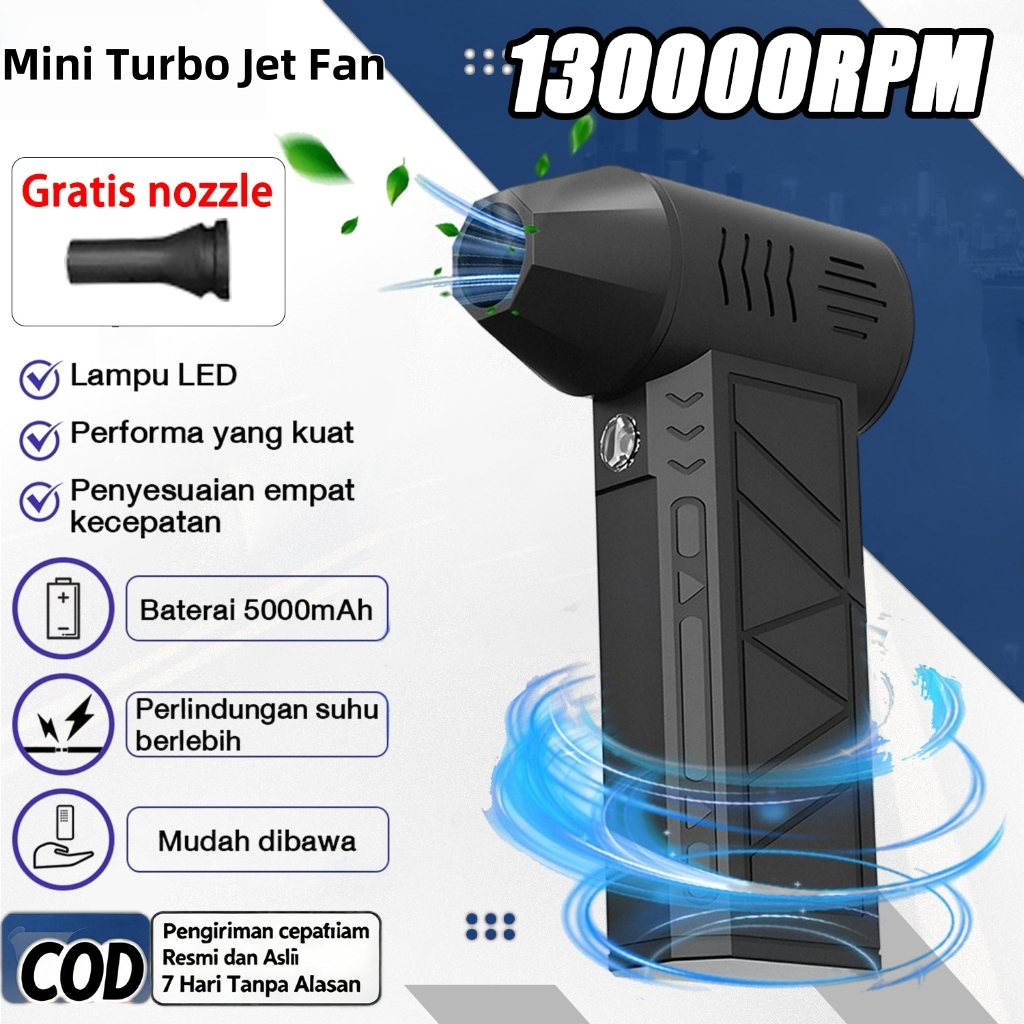 Jual 【COD】Jet Fan Turbo/Mini Turbo Jet Fan Turbo Violent Fan 4 Gear ...