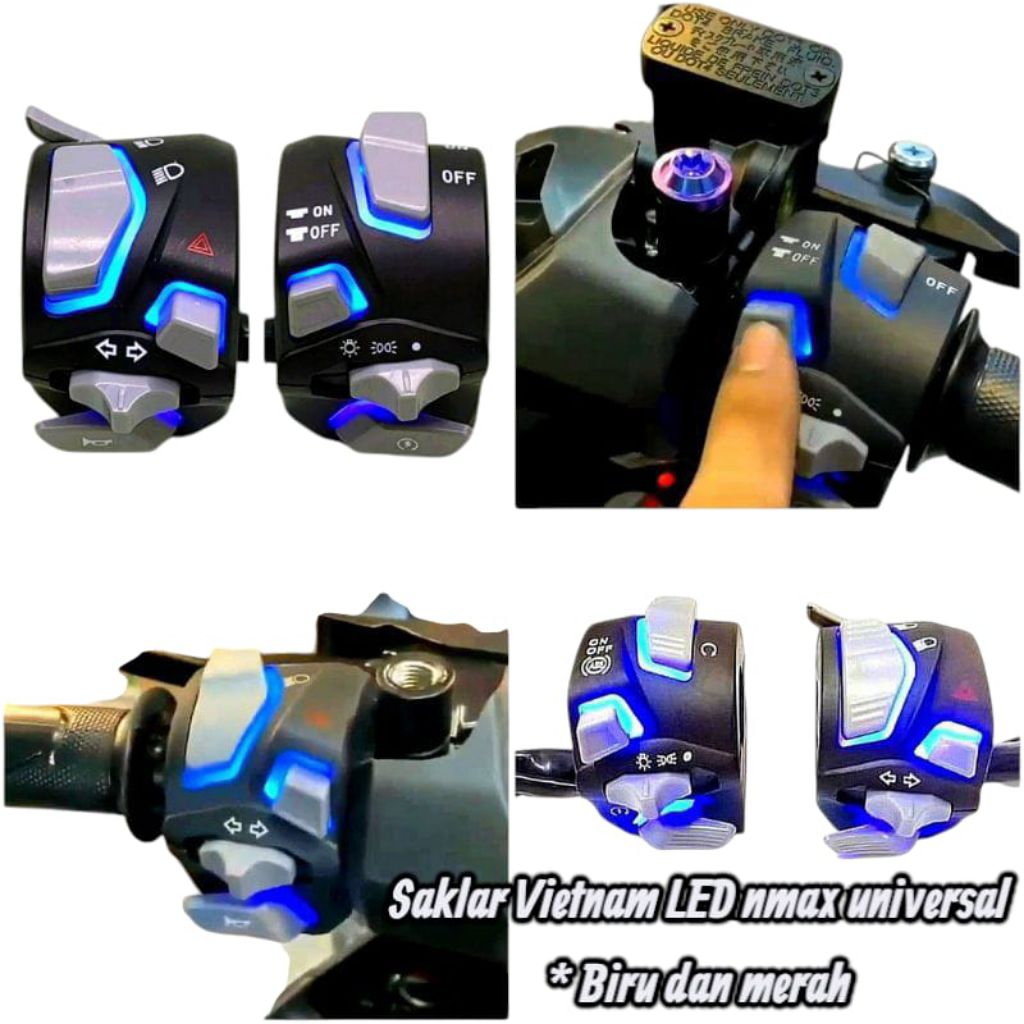 Jual SAKLAR LED NMAX VIETNAM LED NMAX KIRI KANAN PNP | Shopee Indonesia