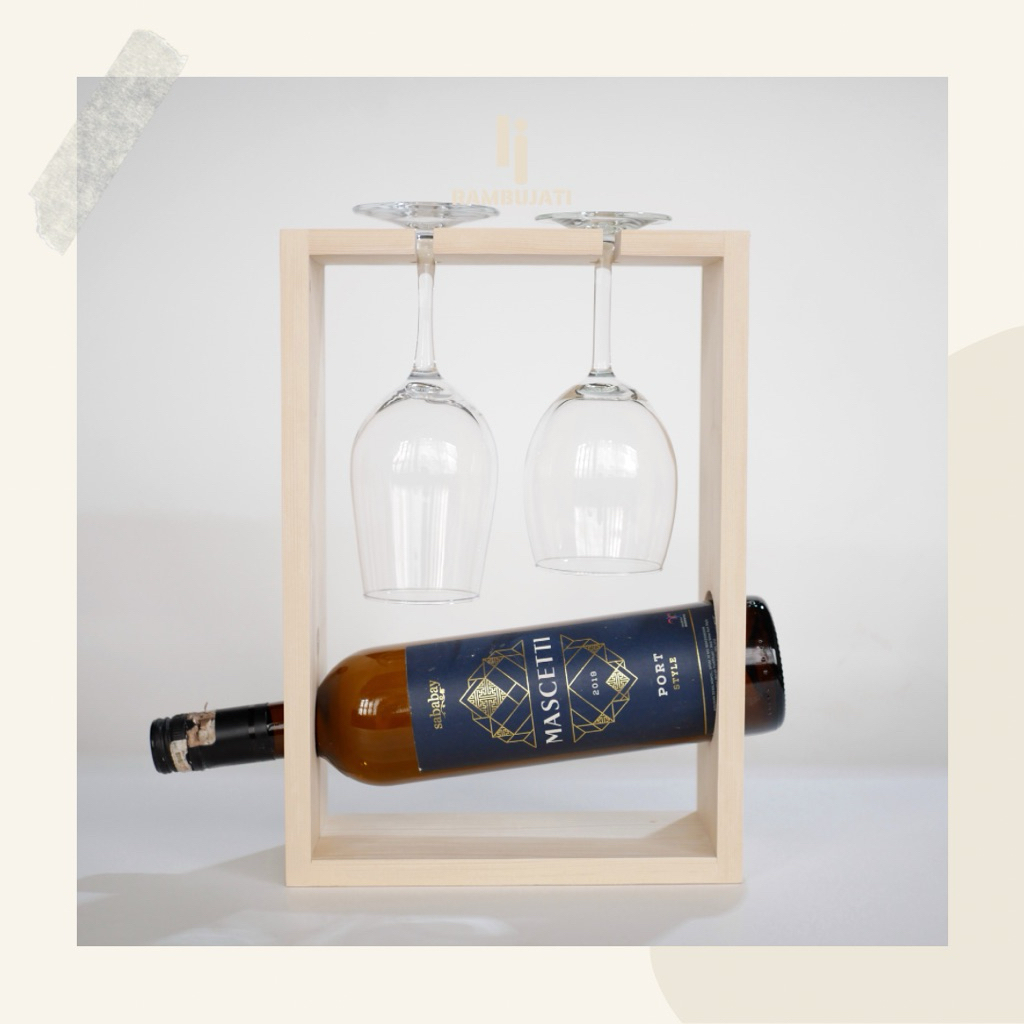 Jual Pajangan Wine Tempat Botol Anggur / Wine Bottle Rack Holder / Rak ...